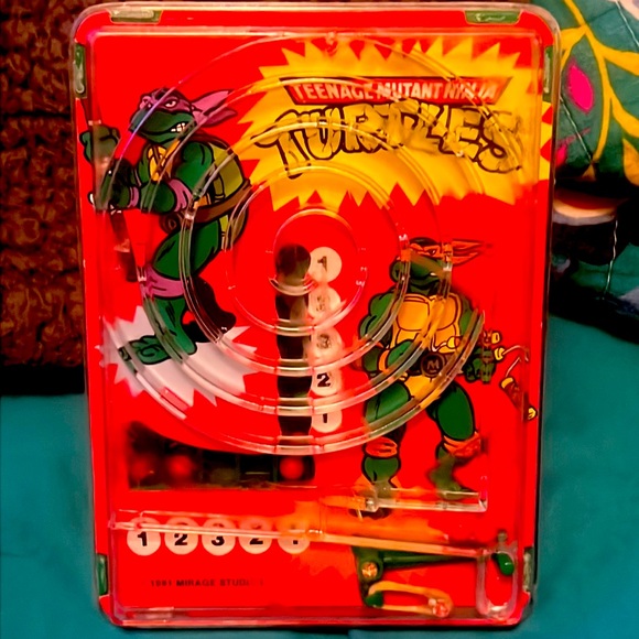 mirage | Toys | Vintage 991 Teenage Mutant Ninja Turtles Pinball Toy ...